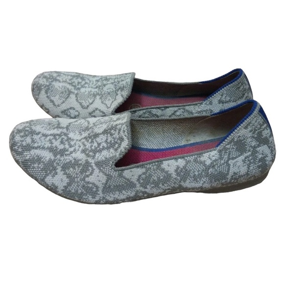 Shoes | Rothys The Loafer Ivory Grey Snake New Years Secret Limited ...